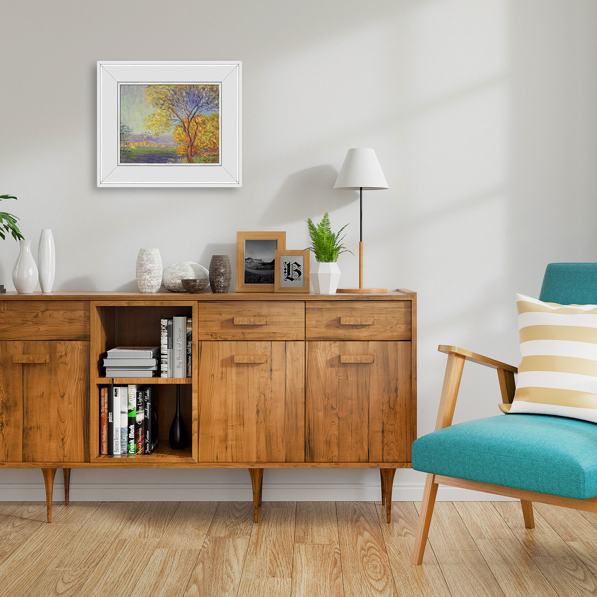 Red Barrel Studio La Pastiche Antibes, View of Salis with Galerie White, 12" x 14" - Wayfair Canada